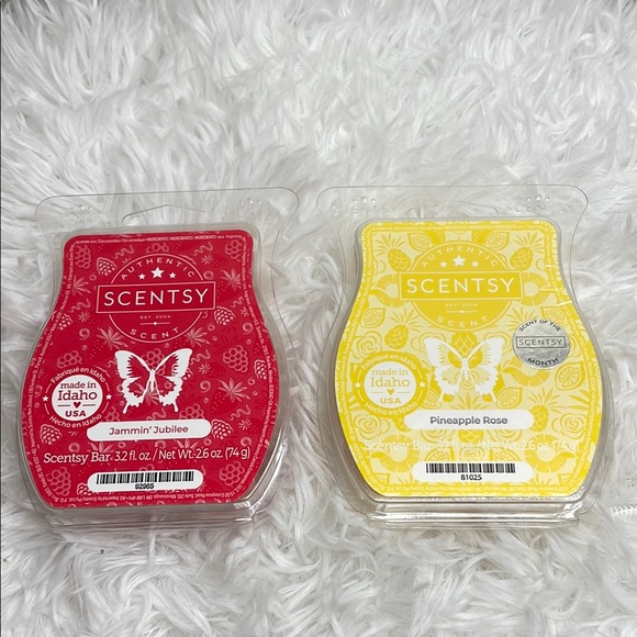 Scentsy | Bath & Body | Scentsy Jammin Jubilee Pineapple Rose Wax Bars ...